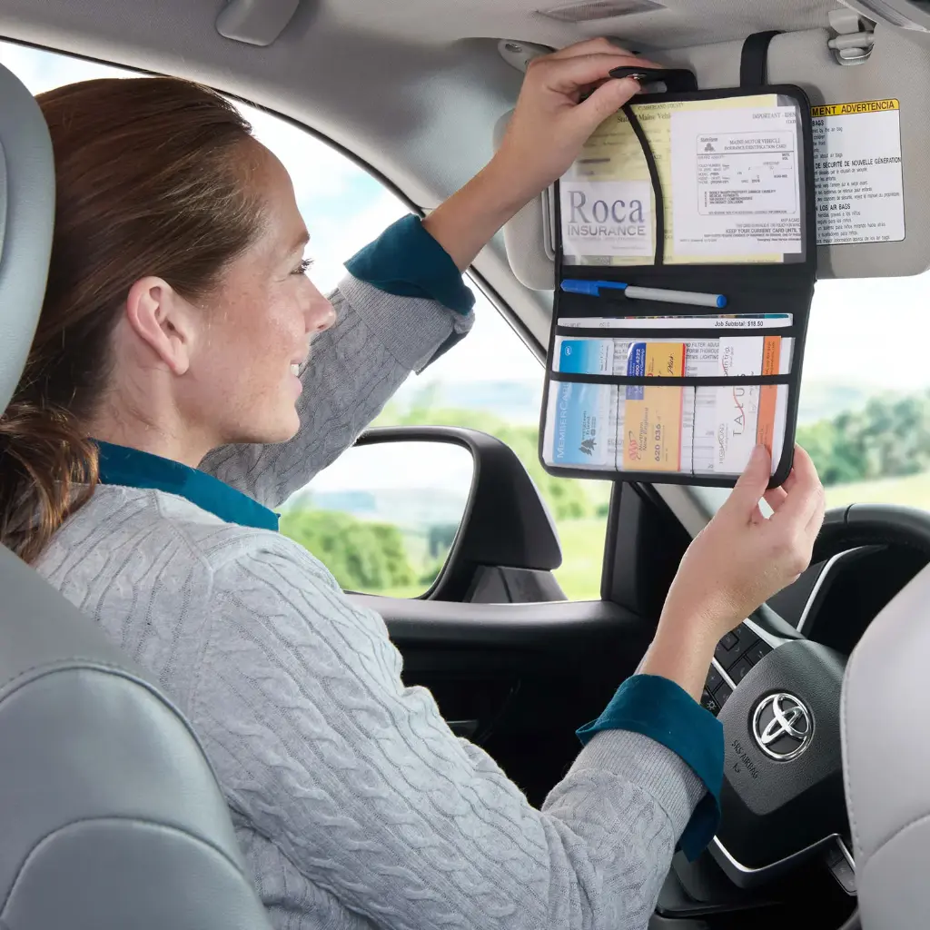 Visor Registration Organizer | High Road Car Organizers